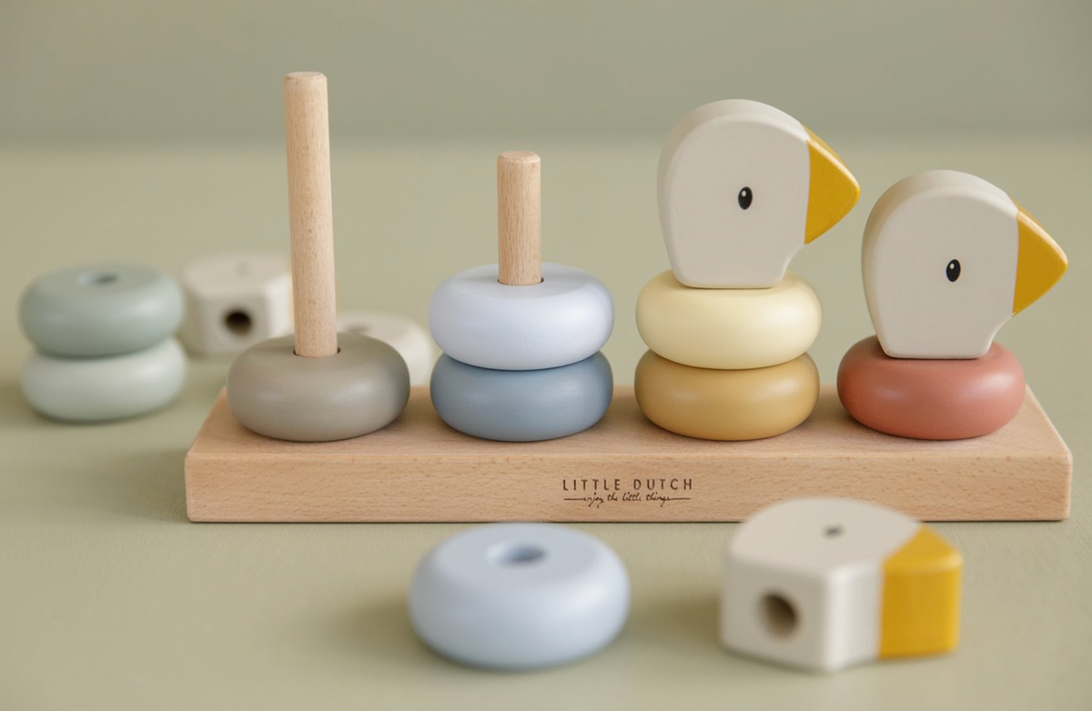Little Goose Stacker | Wooden Toy | Hedgehog Gifts