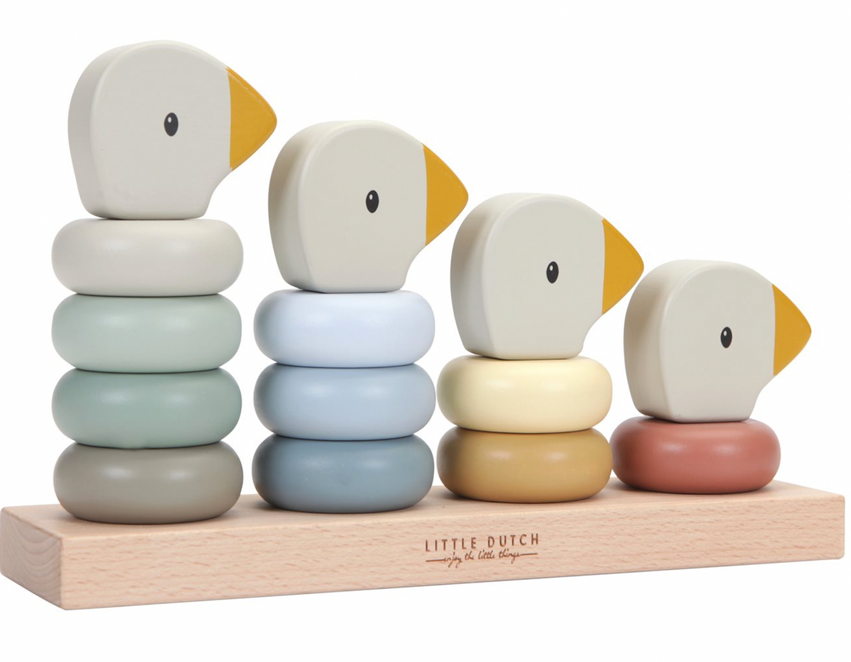 Little Goose Stacker | Wooden Toy | Hedgehog Gifts